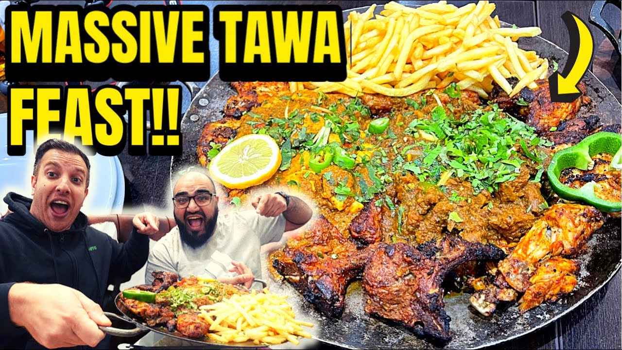 FIRST Time Trying A TAWA! MASSIVE FEAST!! FT Mr Munchbox! - YouTube