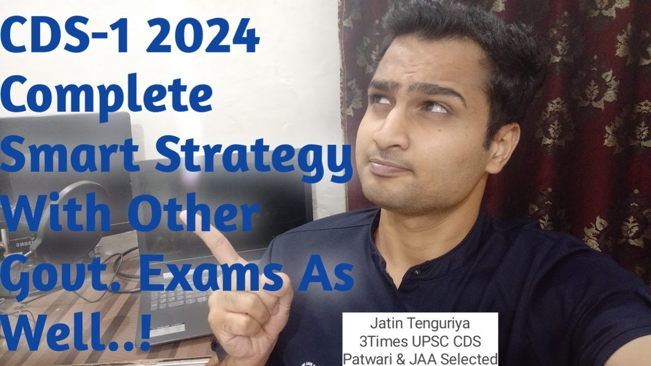 CDS-1 2024 Complete 7Month Strategy - CDS के साथ CGL भी निकलेगा | UPSC WITH JATIN - YouTube