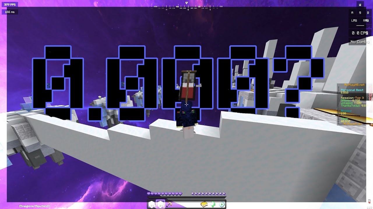 crossing islands in mcplayhd without placing blocks - YouTube