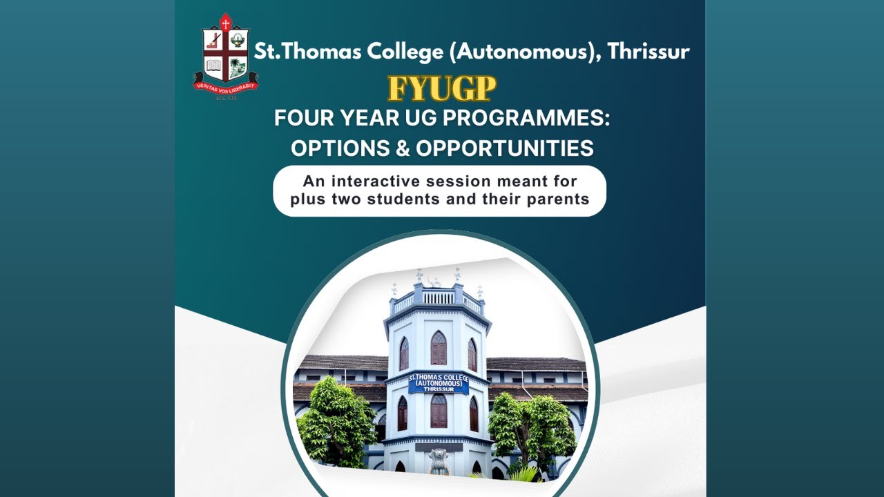 FOUR YEAR UG PROGRAMMES:OPTIONS & OPPORTUNITIES - YouTube