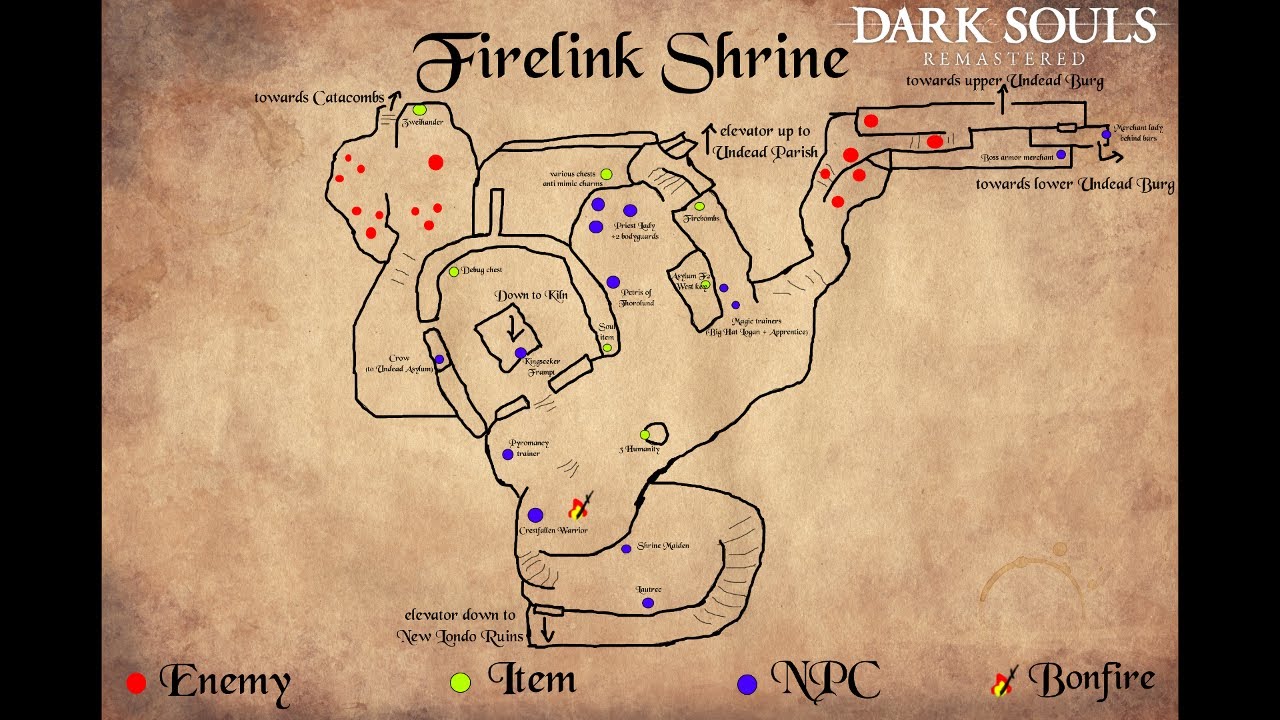 Firelink Shrine // Dark Souls Map Challenge - Part 2 - YouTube
