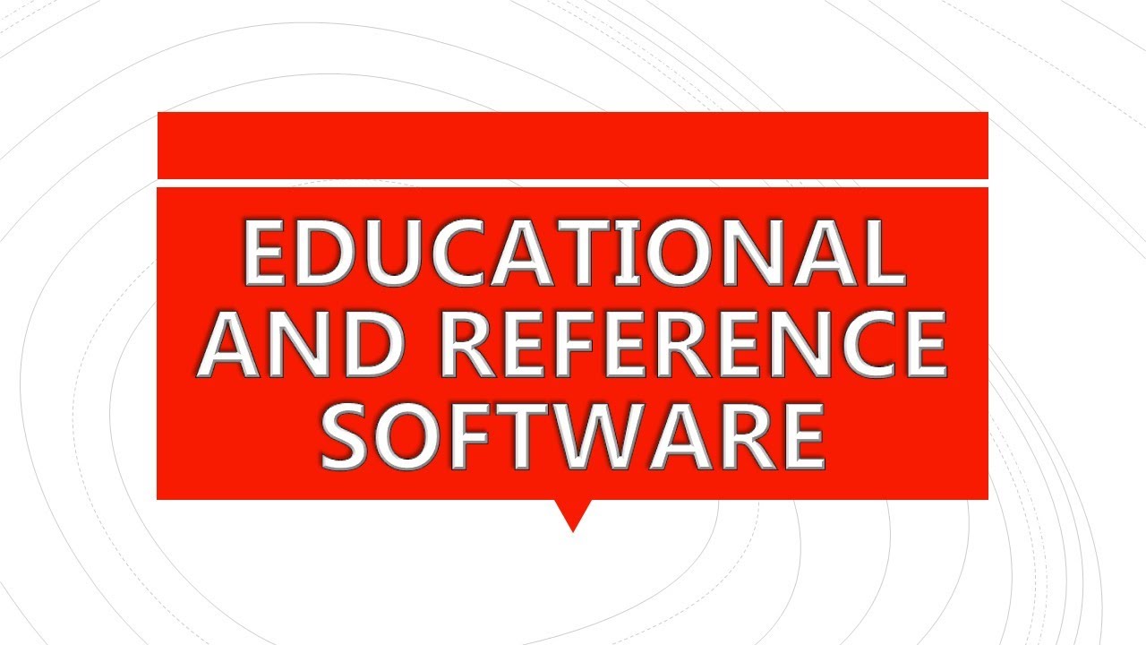 Educational And Reference Software Application Software Computer educational-and-reference-software-application-software-computer