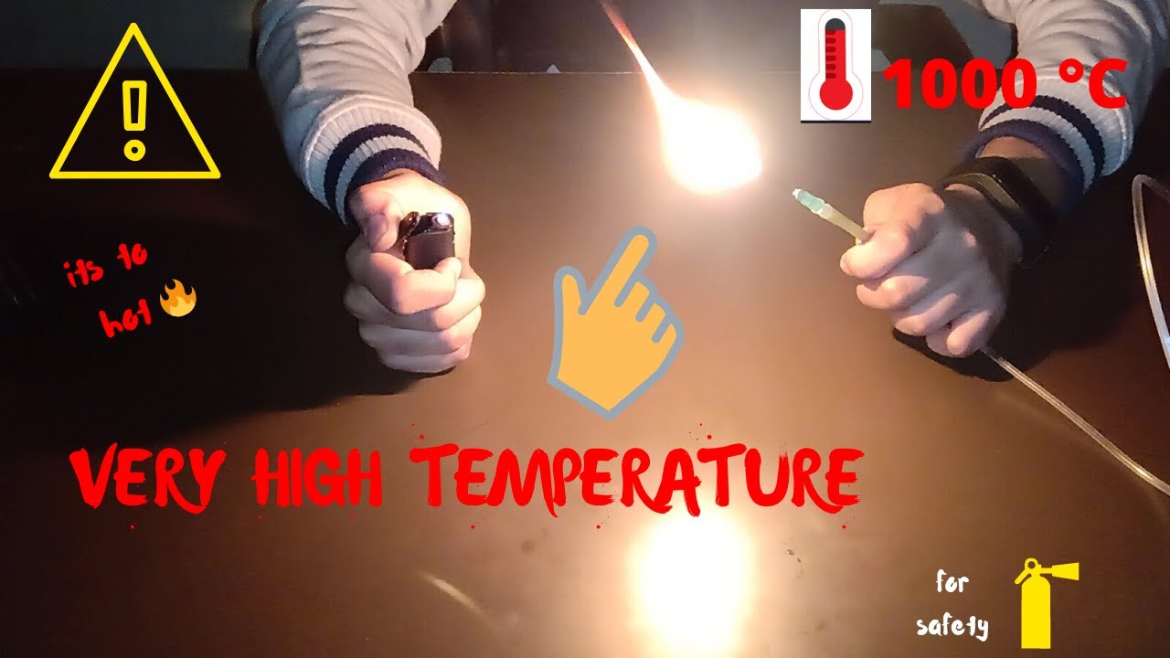 EXPERIMENT #1 HIGH TEMPERATURE GAS TORCH. [AWSM EXPERIMENT] - YouTube
