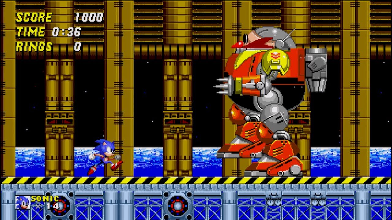 Sonic the Hedgehog 2 "Remastered": Death Egg Zone (Sonic) + Credits ...