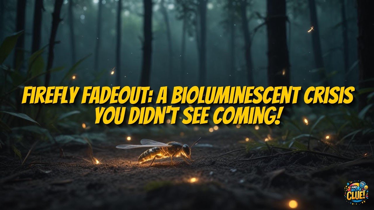 The Alarming Decline of Fireflies: A Silent Ecological Crisis - YouTube