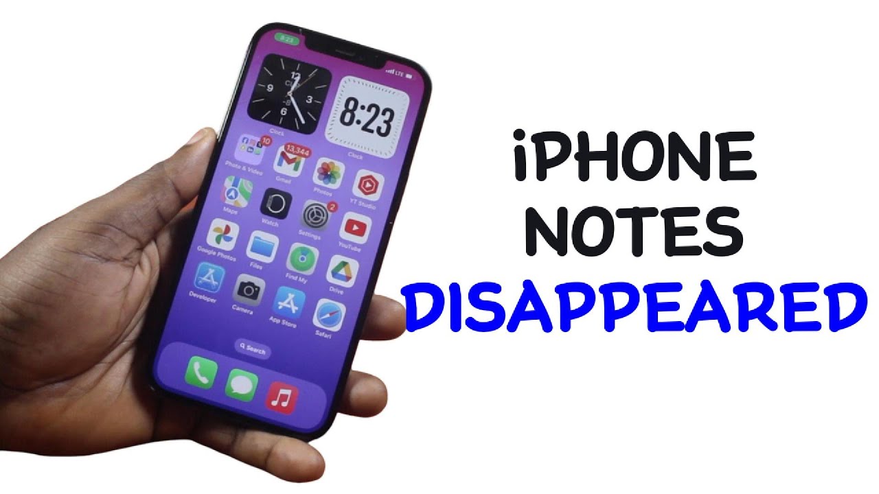 iPhone Notes Disappeared | How to Restore It - YouTube