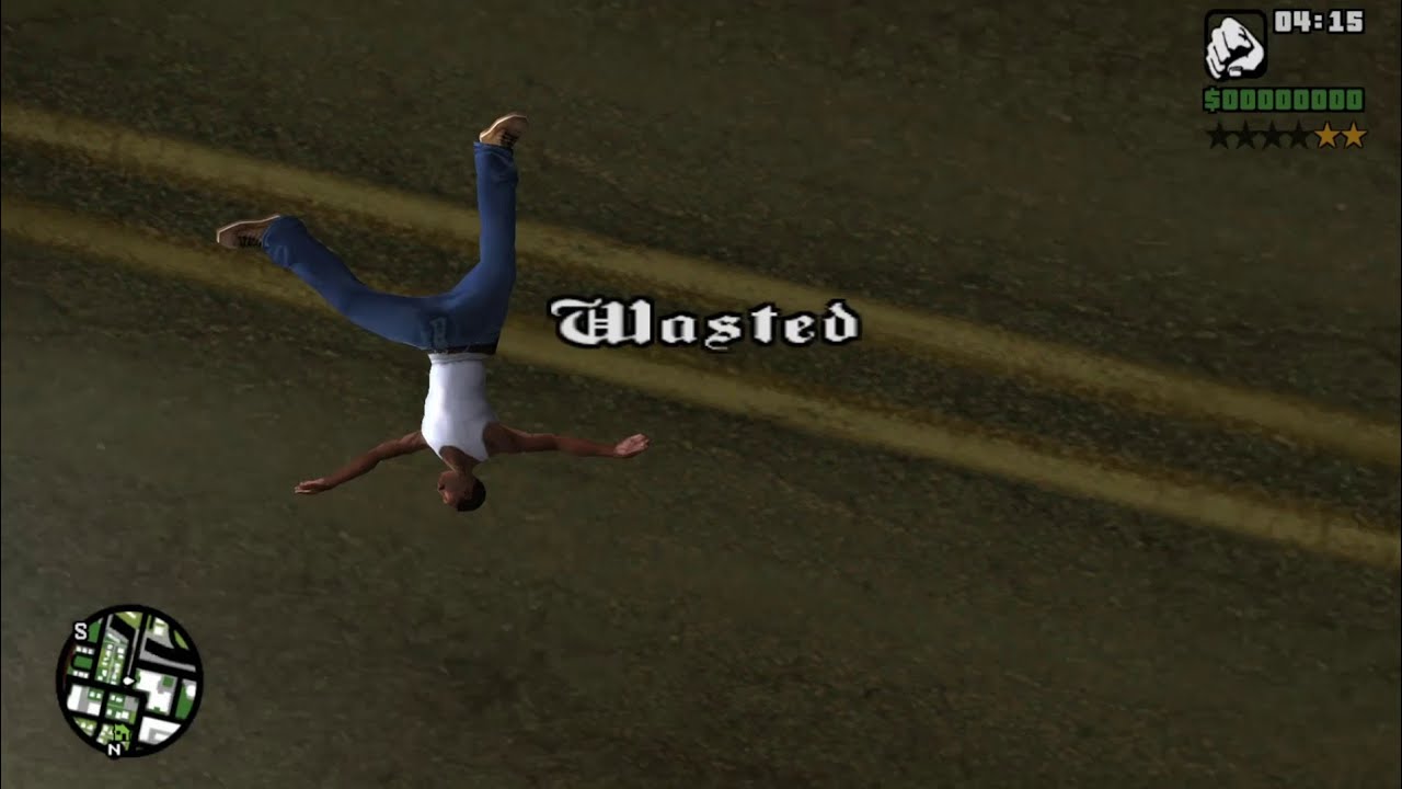 Gta San Andreas Wasted $46 (1080p) - YouTube
