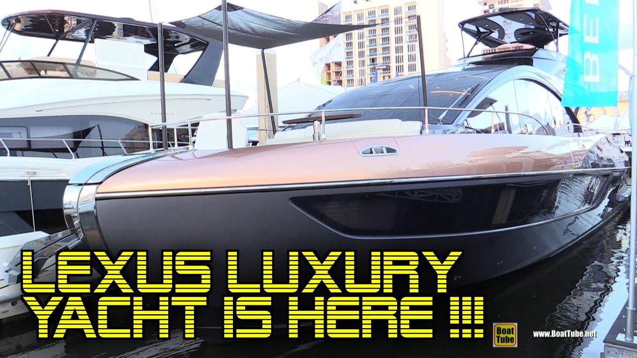 Lexus Luxury Yacht LY 650 Walkthrough - YouTube