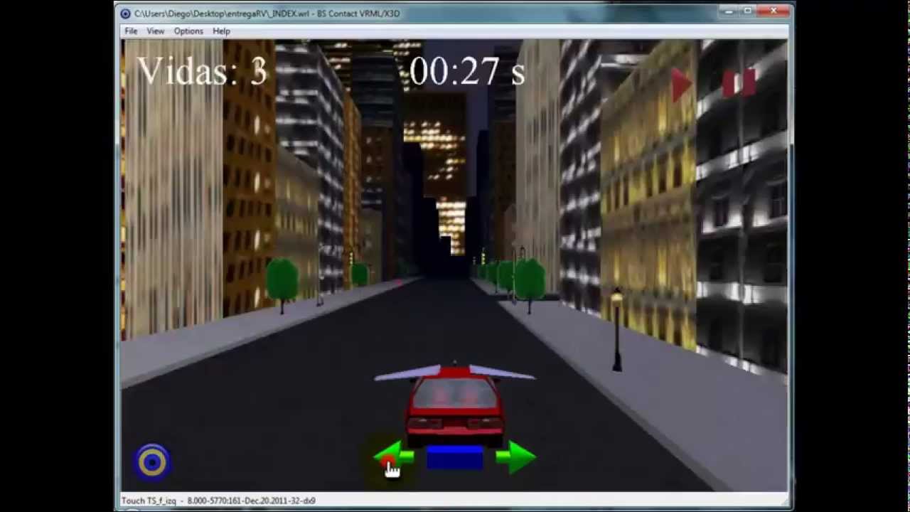 Videojuego en VRML para Realidad Virtual y Animación - YouTube