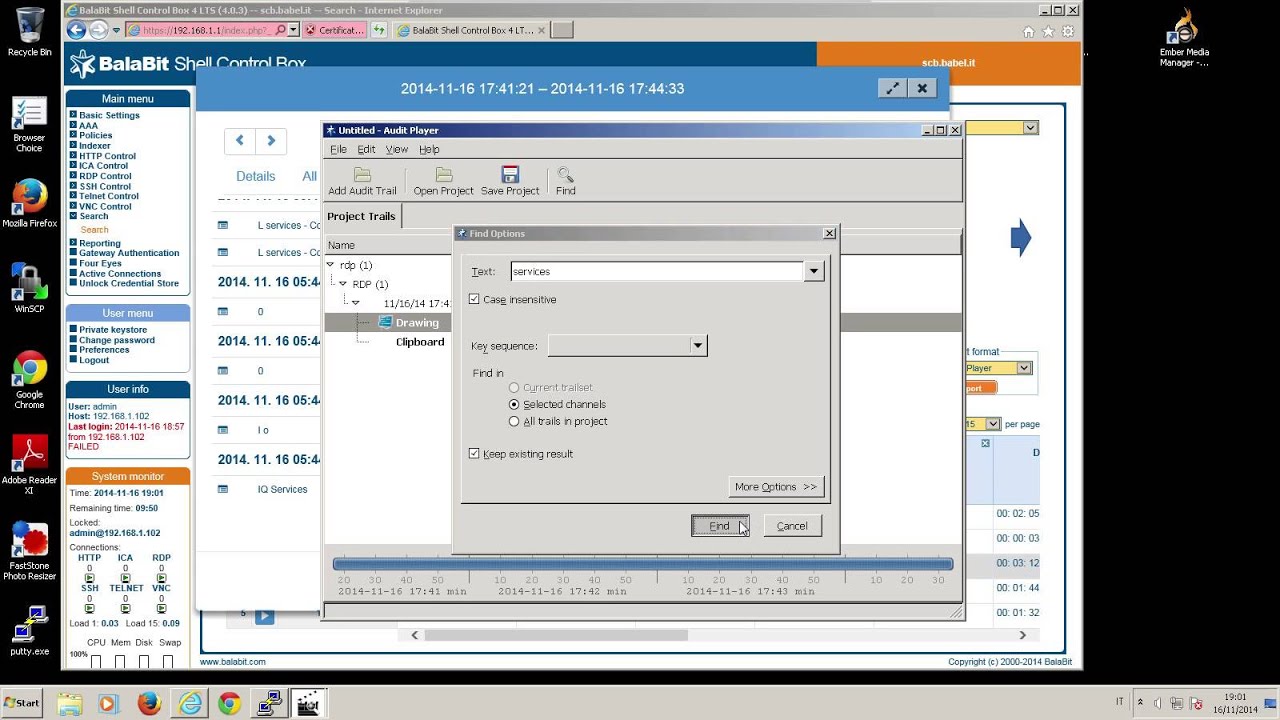 Demo Balabit Shell Control Box 4 - YouTube