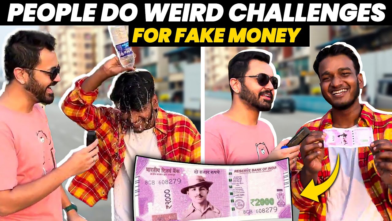 PRANKED! 😂 | The 'FAKE MONEY' Prank | BECAUSE WHY NOT - YouTube