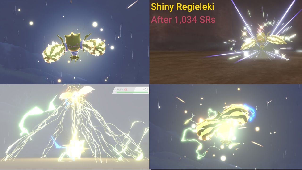 Shiny Regieleki! After 1,034 SRs (Pokémon Sword) - YouTube