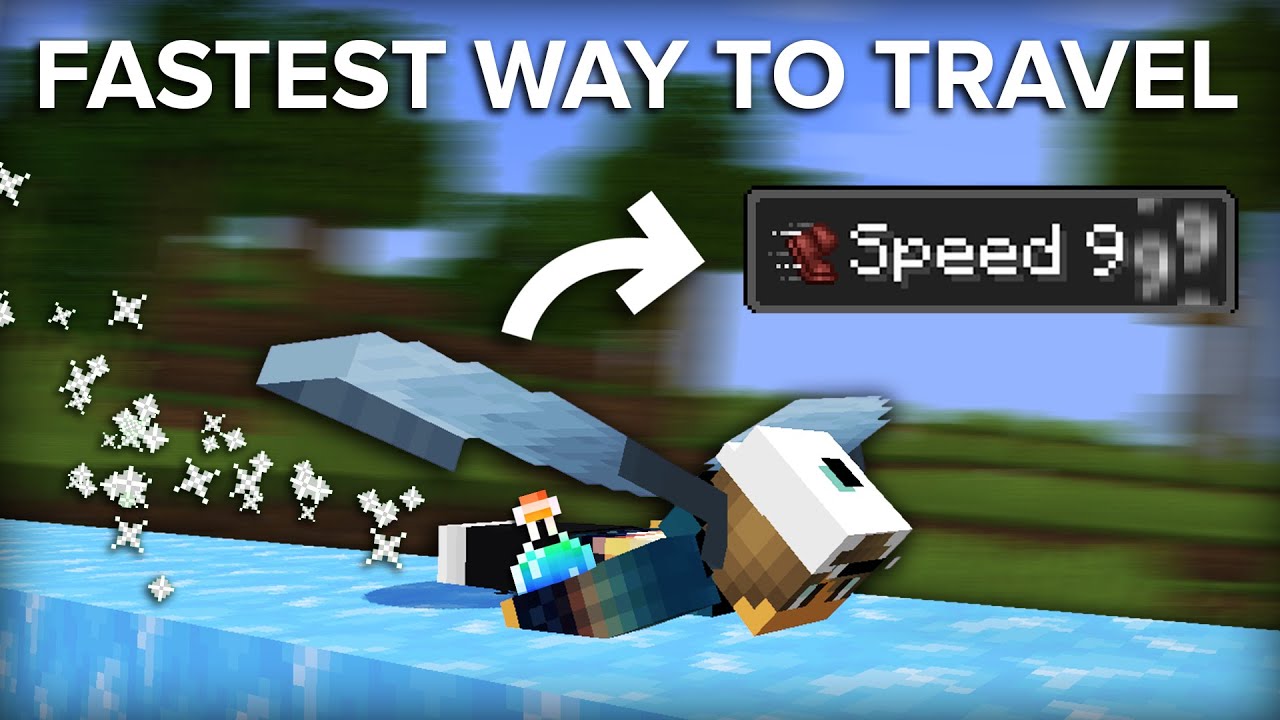 Fastest Ways to Travel in Survival Minecraft - YouTube