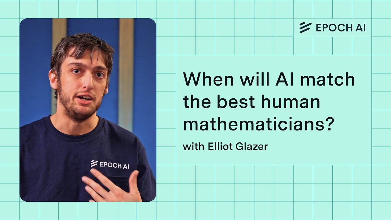 FrontierMath: When will AI match the best human mathematicians? - YouTube