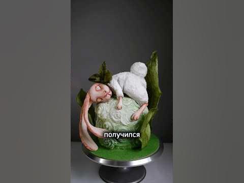 Торт с пасхальным кроликом🩶 - YouTube