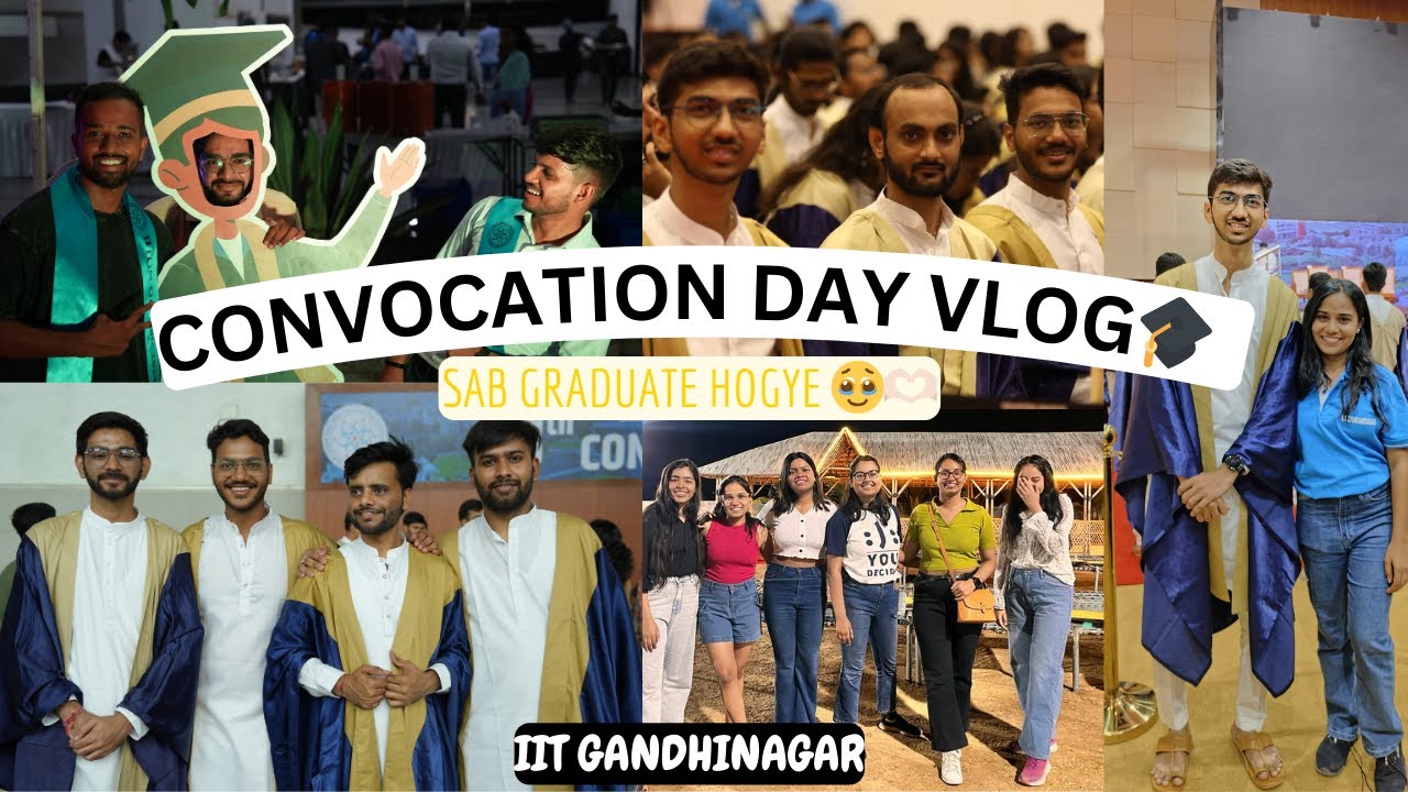 Convocation 2024 🎓🥹IIT Gandhinagar ️ - YouTube
