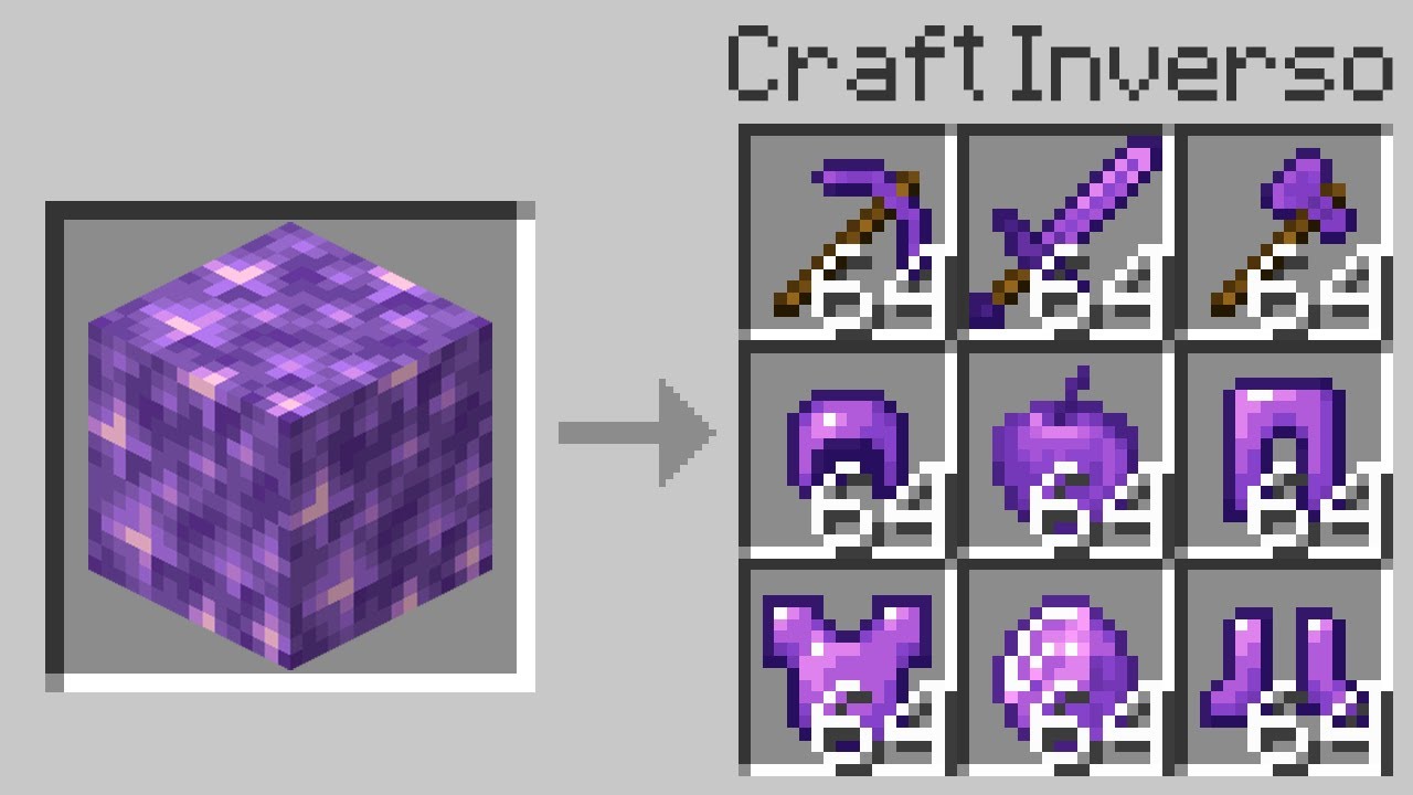 NUNCA faça essa crafting table no Minecraft - YouTube