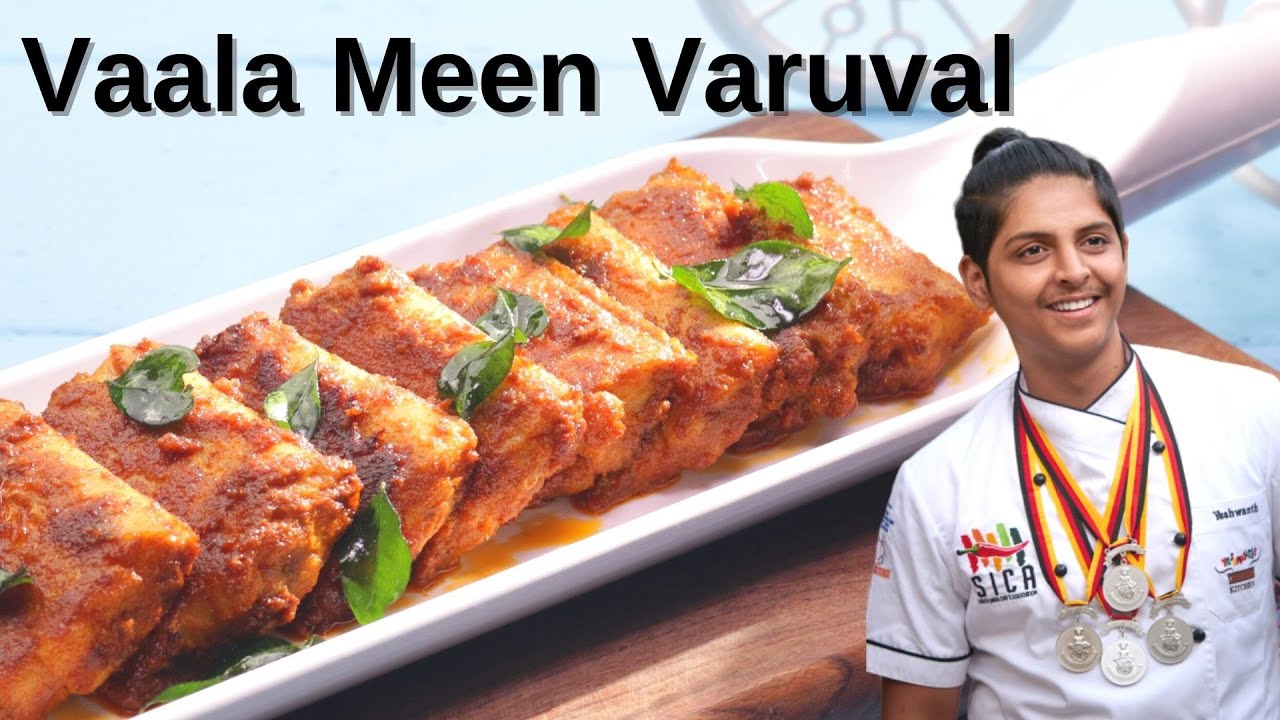 Vaala Meen Varuval | Vaala Meen Varuval Recipe in Tamil | Meen Varuval ...