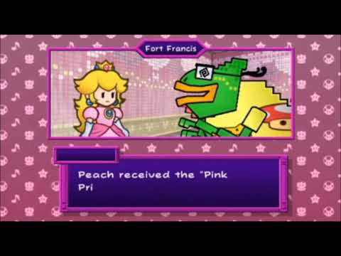 Super Paper Mario Francis and Peach Funny conversation - YouTube