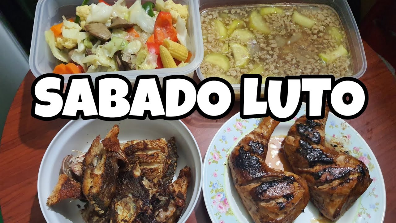 SABADO LUTO | GINISANG UPO NA MAY GINILING,CHUPSOY,PRITONG TILAPIA AT ...