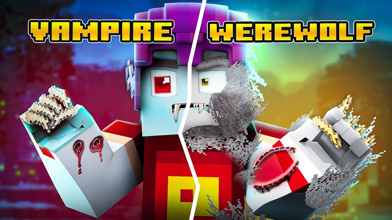 VAMPIRES vs WEREWOLFS but in Minecraft! - YouTube
