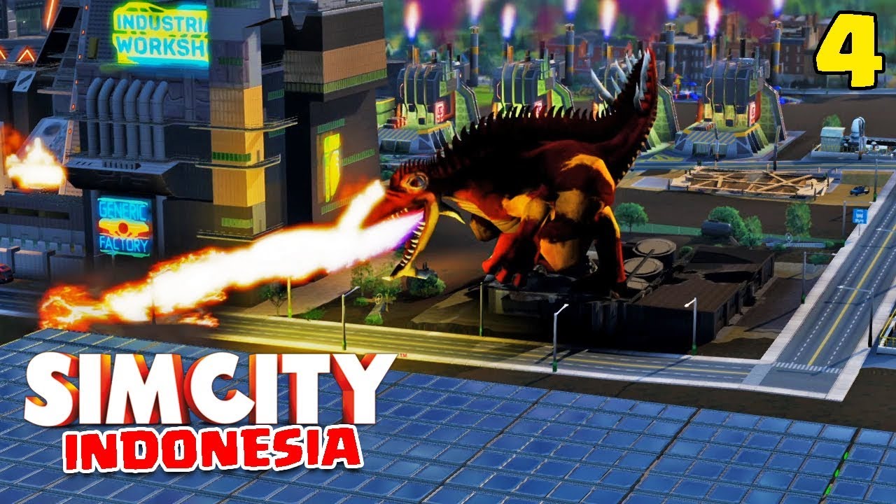 DI SERANG GODZILLA MERAH DAN OMEGACO HEADQUARTER - Simcity 5 Indonesia ...