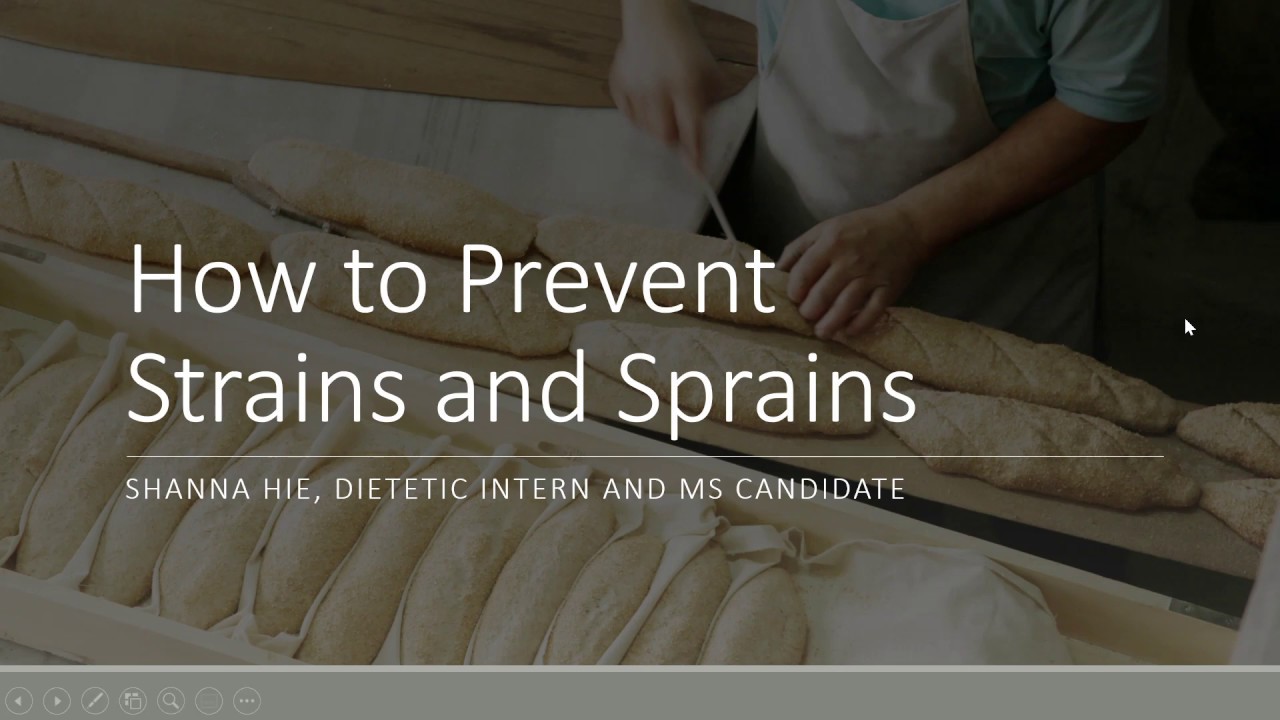 How to Prevent Sprains and Strains - YouTube