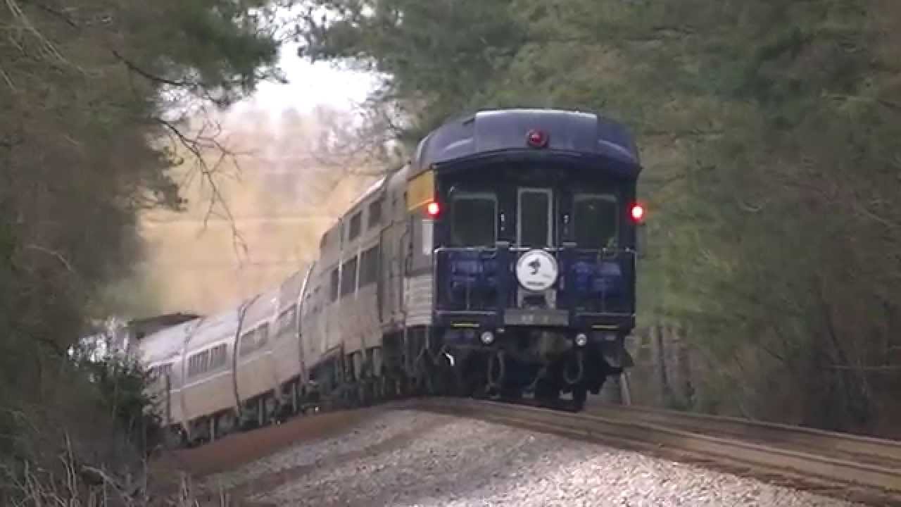 The Amtrak Crescent #19 With Private C&O Observation! Lithia Springs,Ga ...