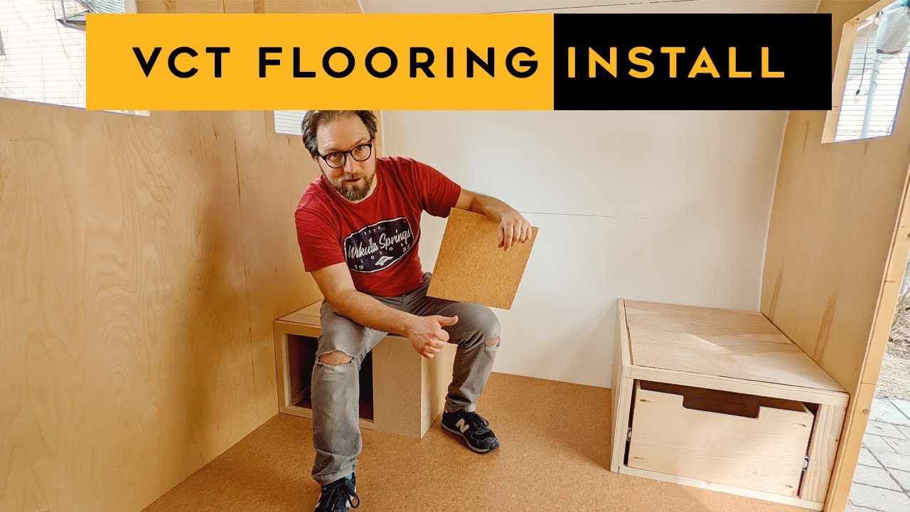 $45 for the WHOLE CAMPER FLOOR!? 😲/ VCT INSTALL - YouTube