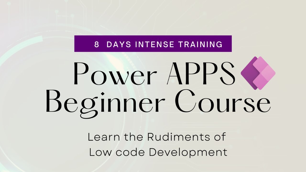 Power Apps Beginner Course - Day 2 - YouTube