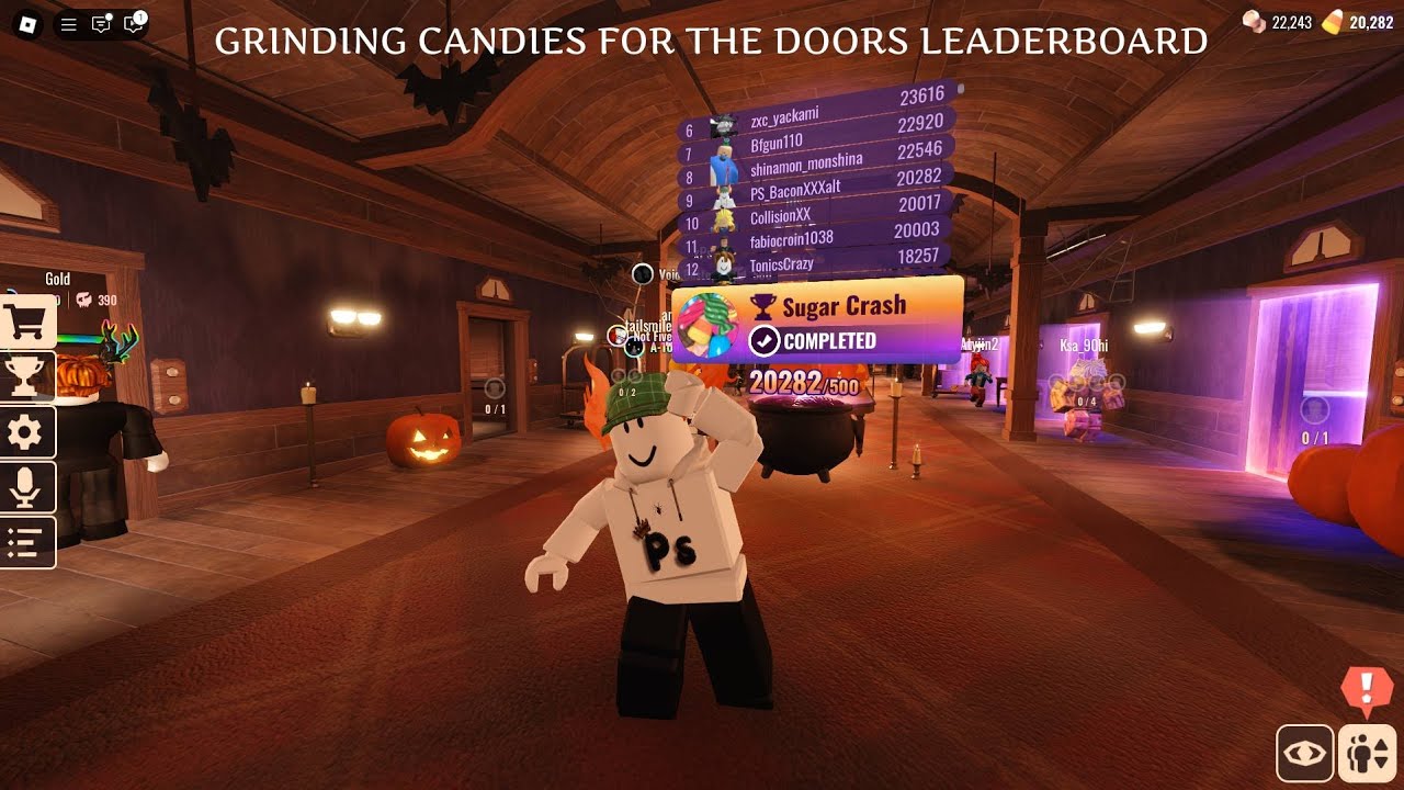 [🔴 LIVE] Grinding Candies for the DOORS Leaderboard - YouTube