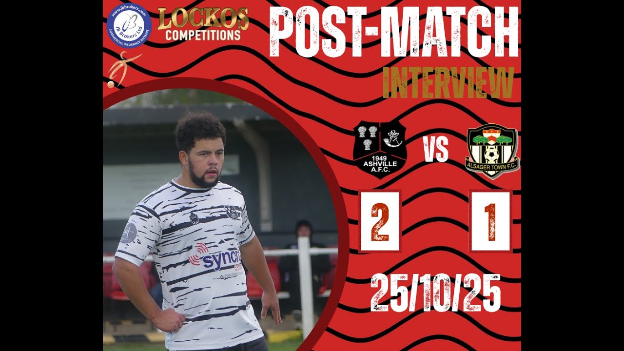 Players' Post Match Interview - Alsager Town FC - YouTube