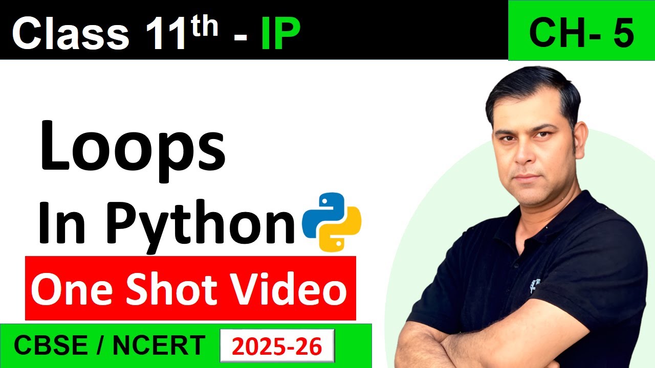 one shot Loop in Python Ch 05 Flow of Control - YouTube