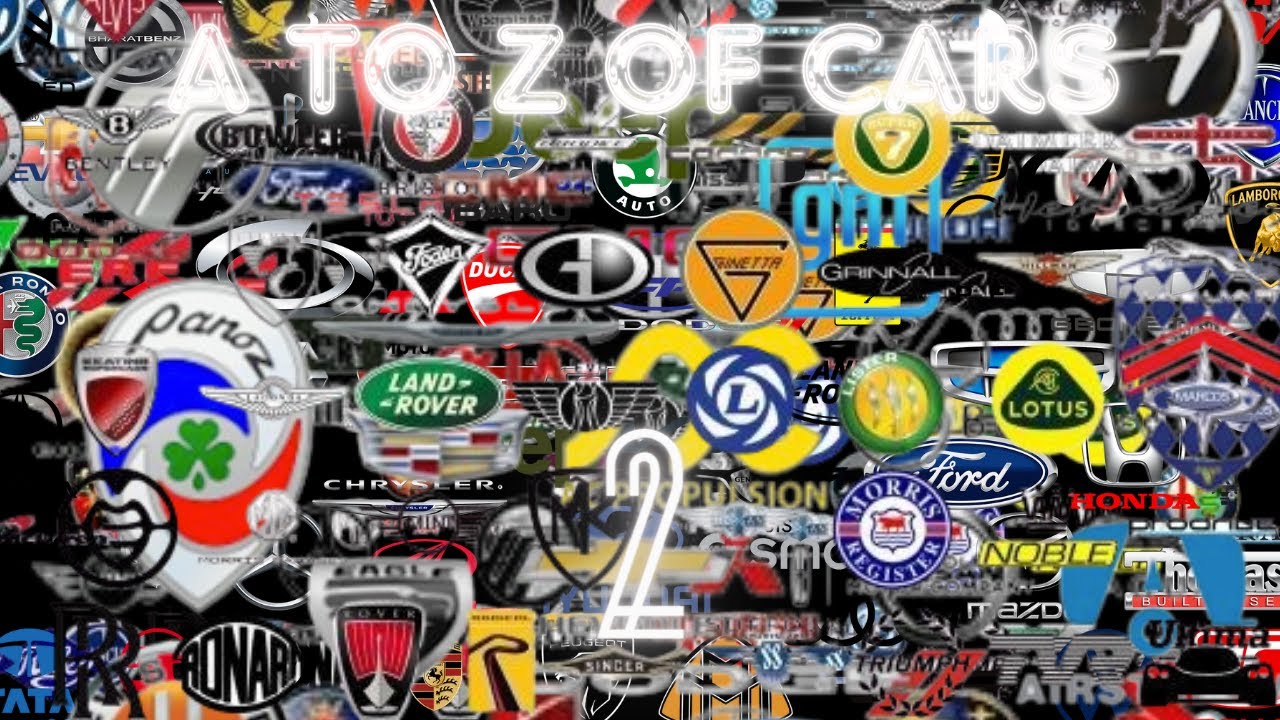 The Car Alphabet - A to Z Of All Cars & Logos (Version 2) - YouTube