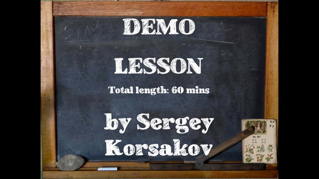 DELTA Module 2 Demo lesson (by Sergey Korsakov) - YouTube