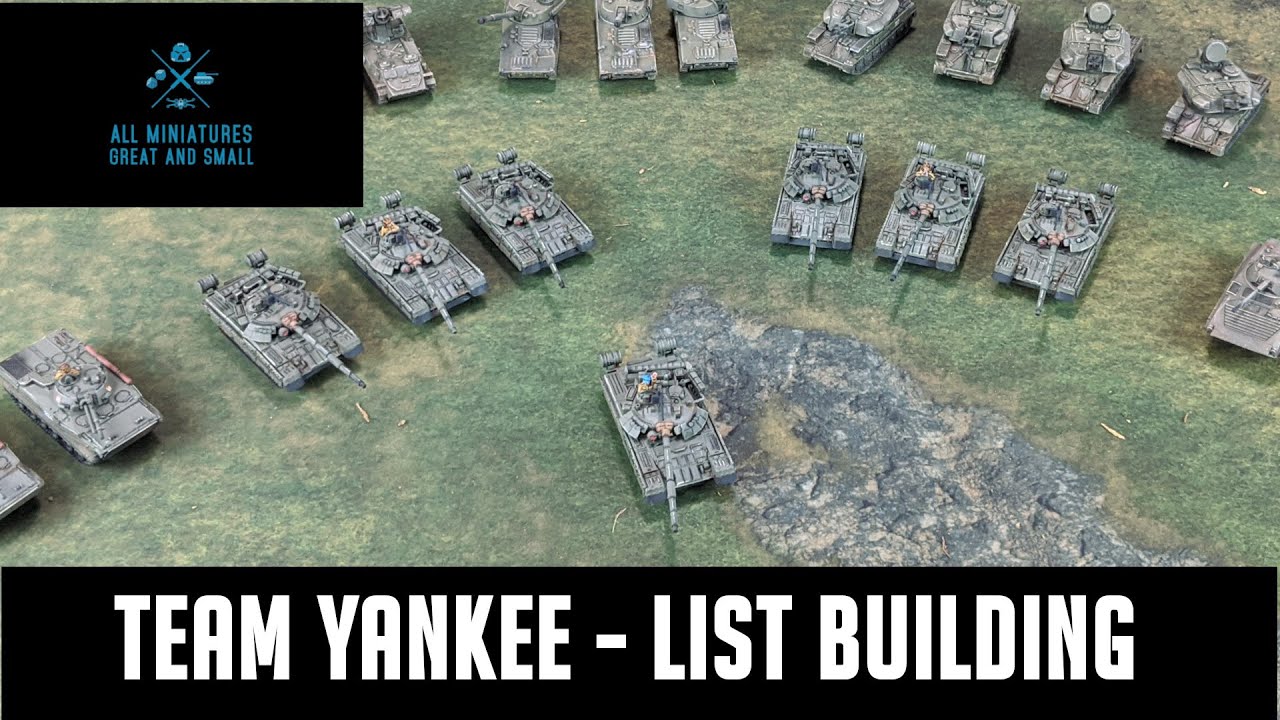 Team Yankee - List Building 101 - Soviet T-80 Shock Battalion - YouTube