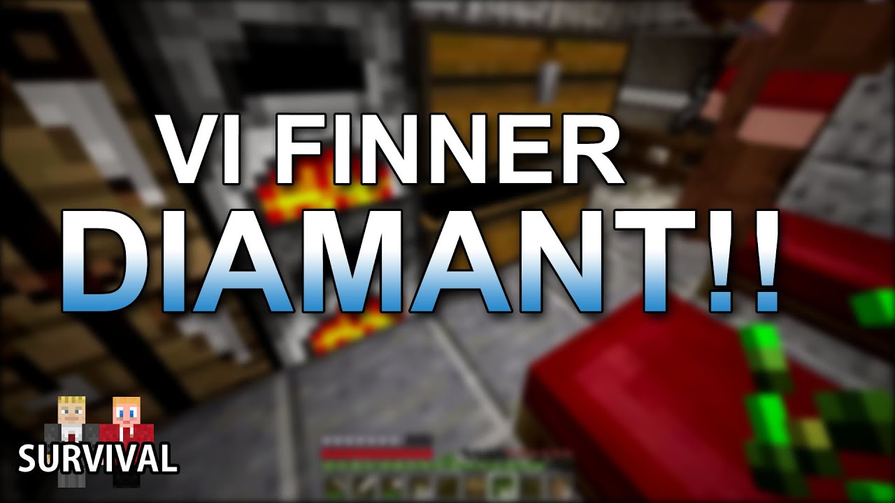 VI FINNER DIAMANT! (og får oss en kylling) - Minecraft Survival #4 ...