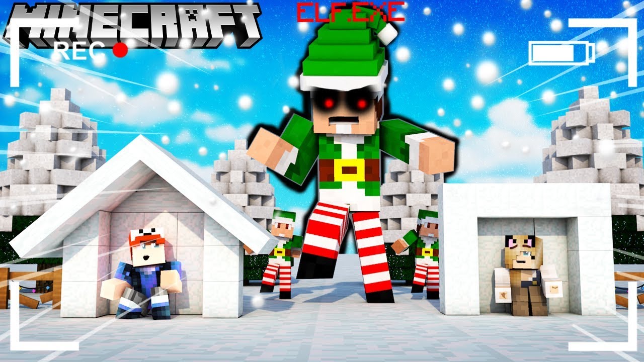 BAZA VS ELF.EXE - MINECRAFT TSUNAMI CHALLENGE | Vito VS Bella - YouTube