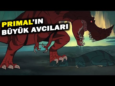 Primal'ın T-Rex(?) Grubu | Primal Animasyon Serisinin İlk Bölümündeki Dinozorlar
