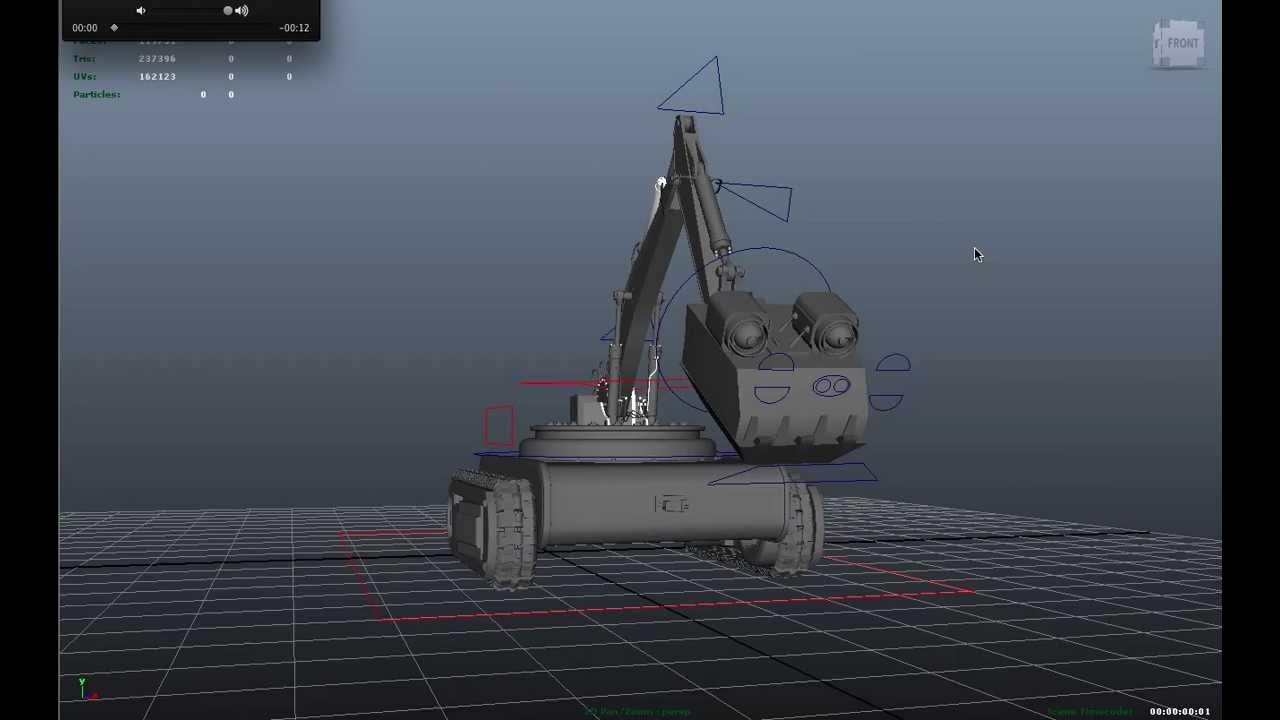Mechanical Robot rig in Maya - YouTube