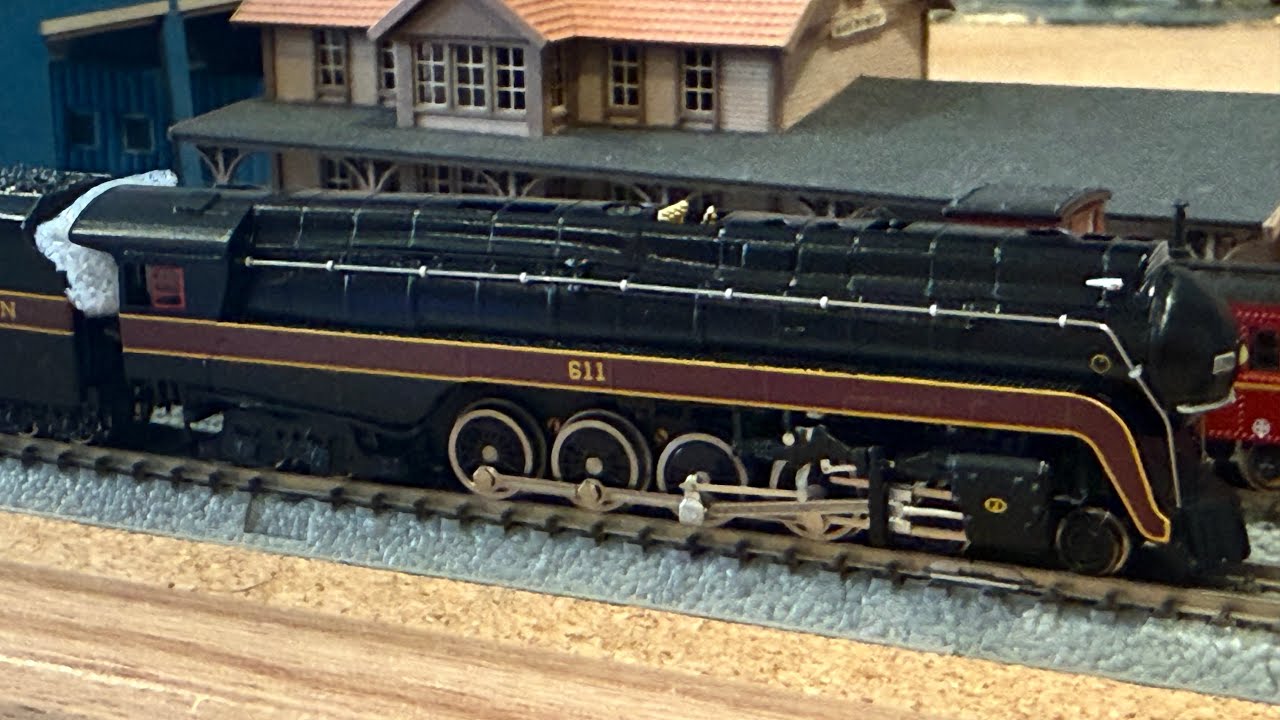AZL 17072-1 Norfolk & Western J-Class Steam Locomotive 611 Z Scale ...