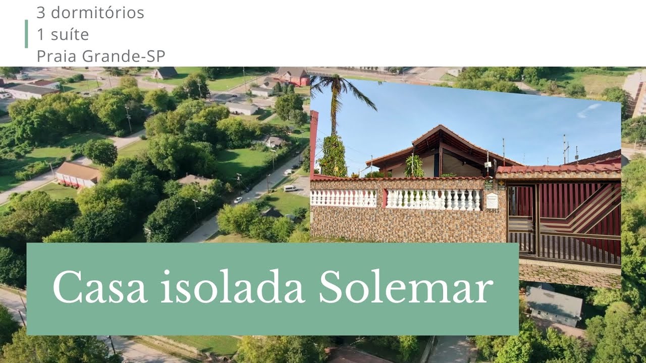Linda casa isolada com 3 dormitórios próximo ao mar em solemar. - YouTube