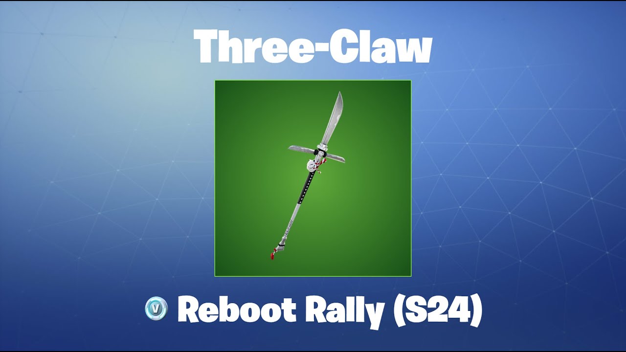 Three-Claw | Fortnite Pickaxe - YouTube
