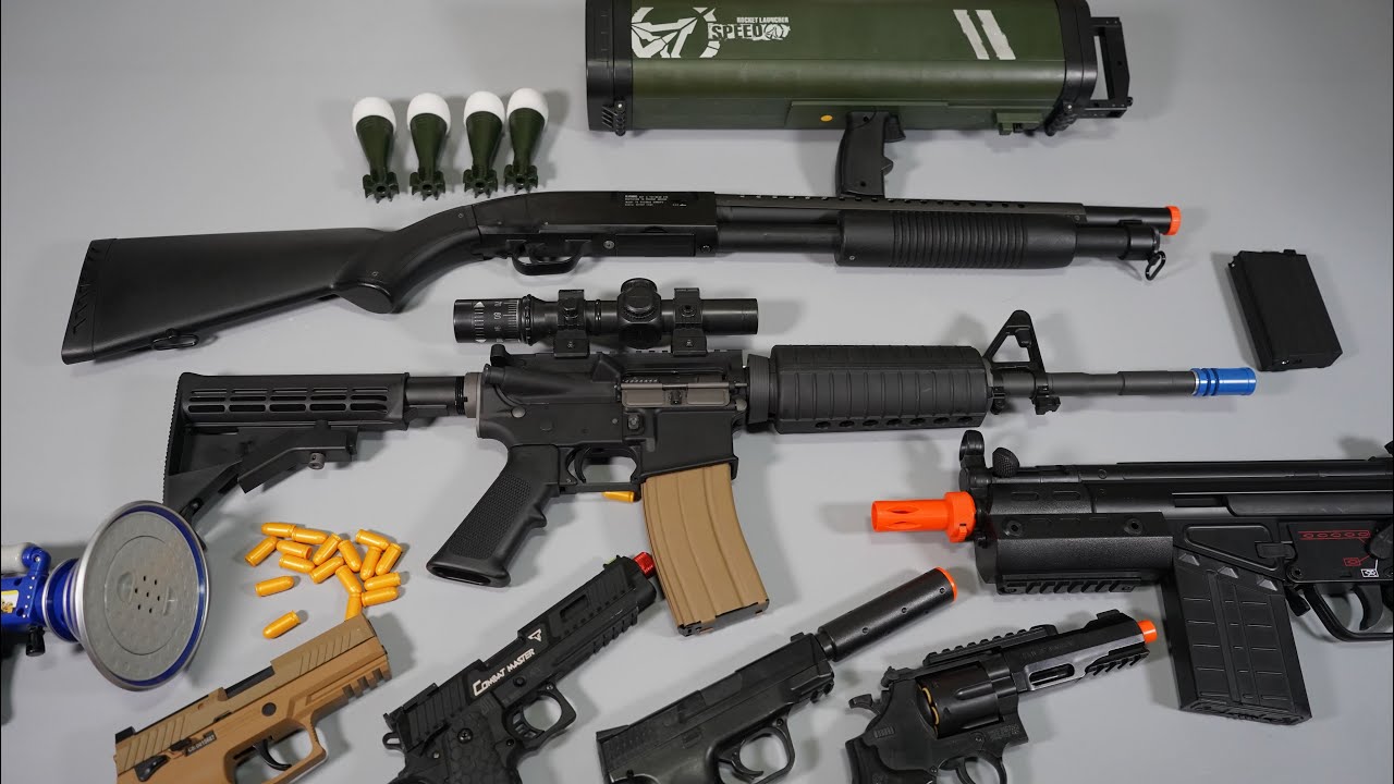 Special Police Weapons Toy Gun - M4 GBB M1911 Airsoft Gun - Shot Gun ...