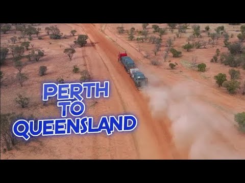 Road Trains Perth to Queensland - A Look Back in Trucking - YouTube