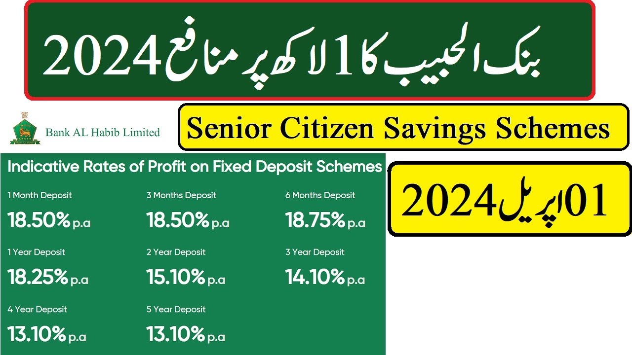 Bank Al Habib Profit Rates 2024 | Short Term and Long Term deposit and ...
