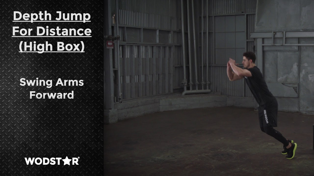 How To Do a Depth Jump for Distance from a High Box - YouTube