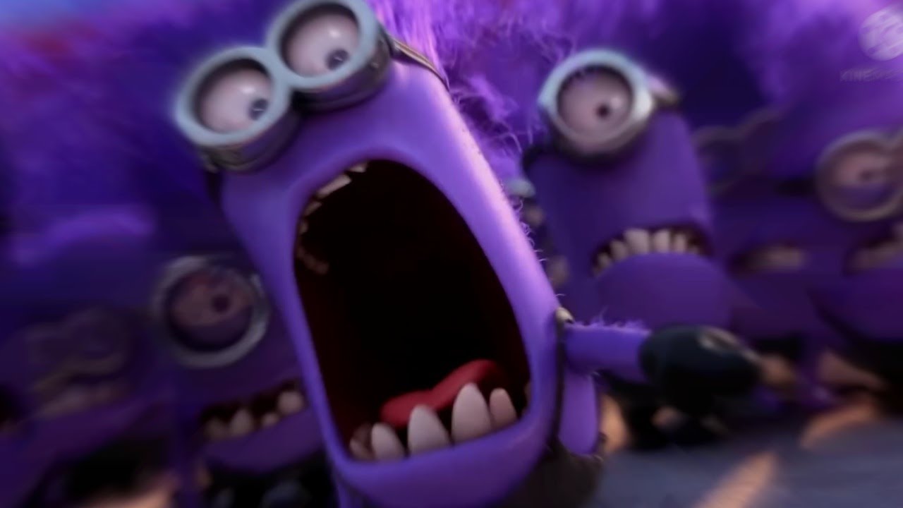 #PurpleMinionScreamingCollab Purple Minion Screaming Like FNAF Scream ...
