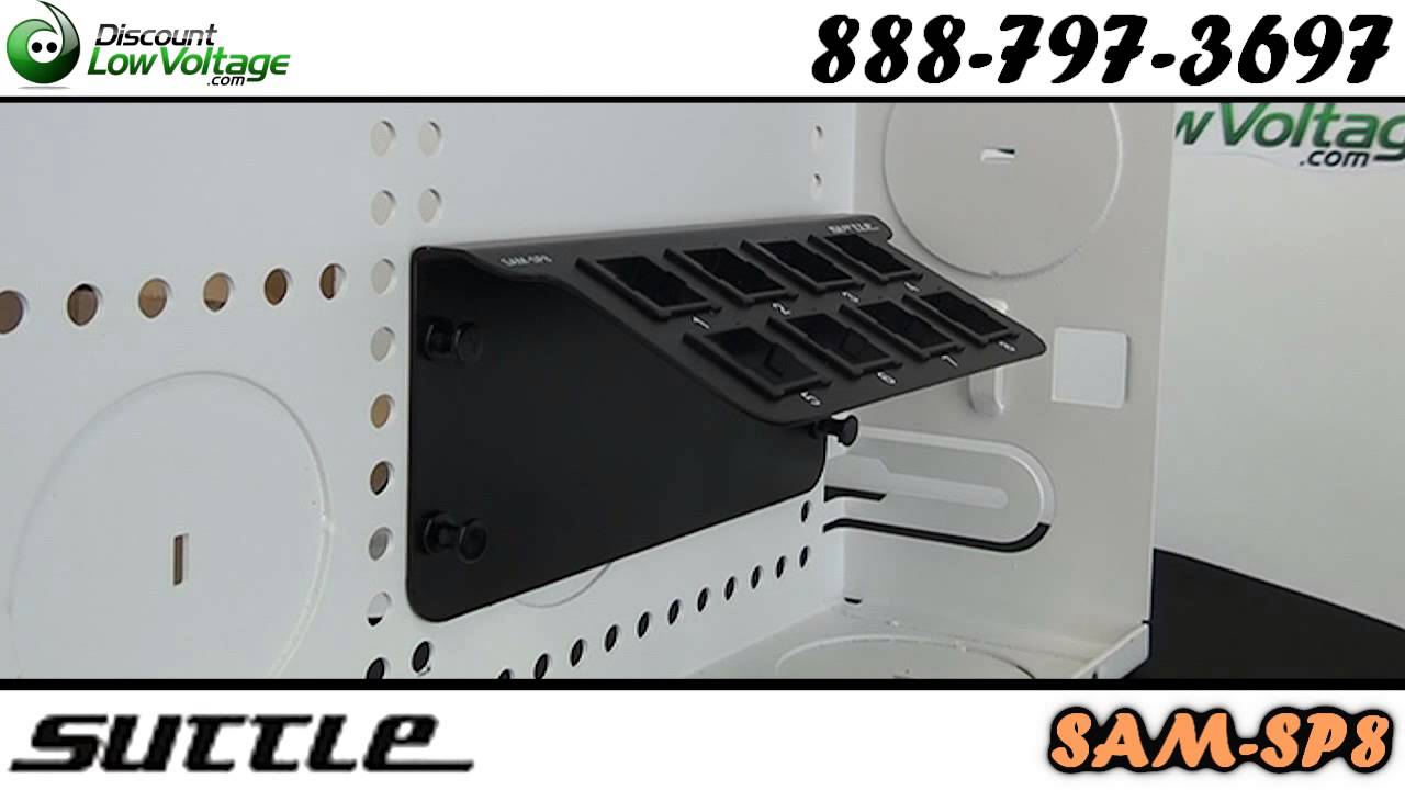 Suttle SAM-SP8 Speedstar Blank Patch Panel for SOHO Enclosures - YouTube
