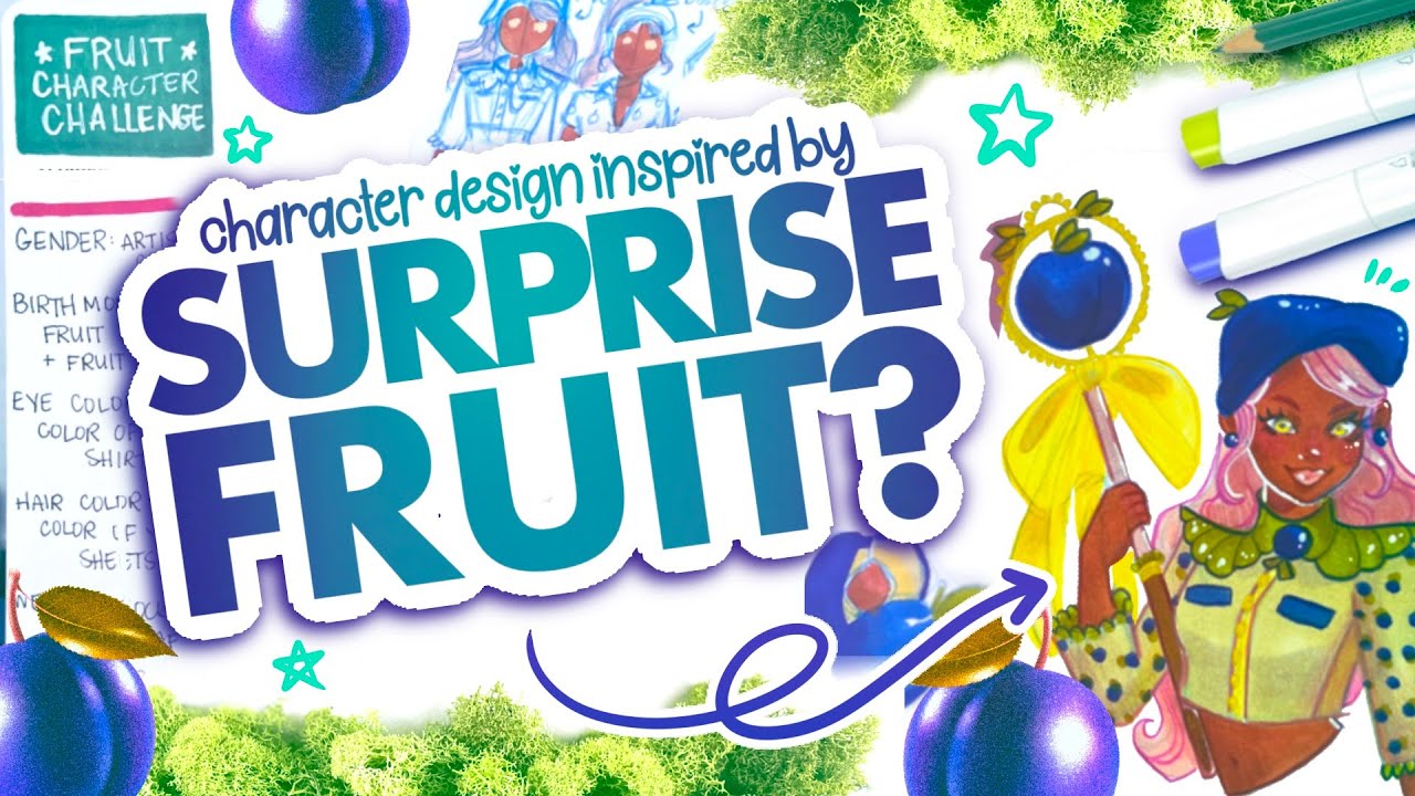 What if FRUIT was a CHARACTER!? | Character Design Challenge ...